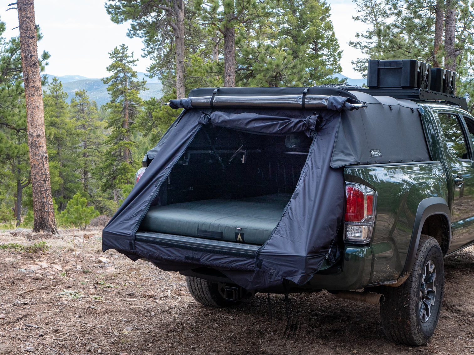 Mid-Size Topper Tent for Soft Tops | Truck Bed Camping Gear